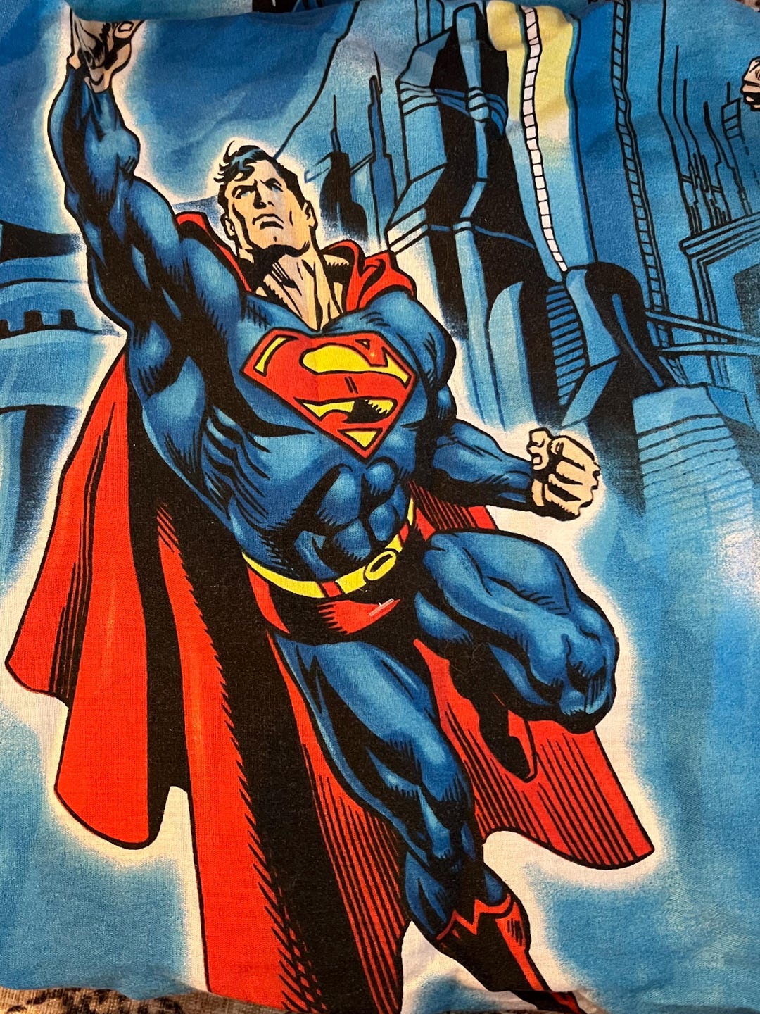 Vintage Superman Metropolis Daily Planet Twin Flat Sheet. - Etsy