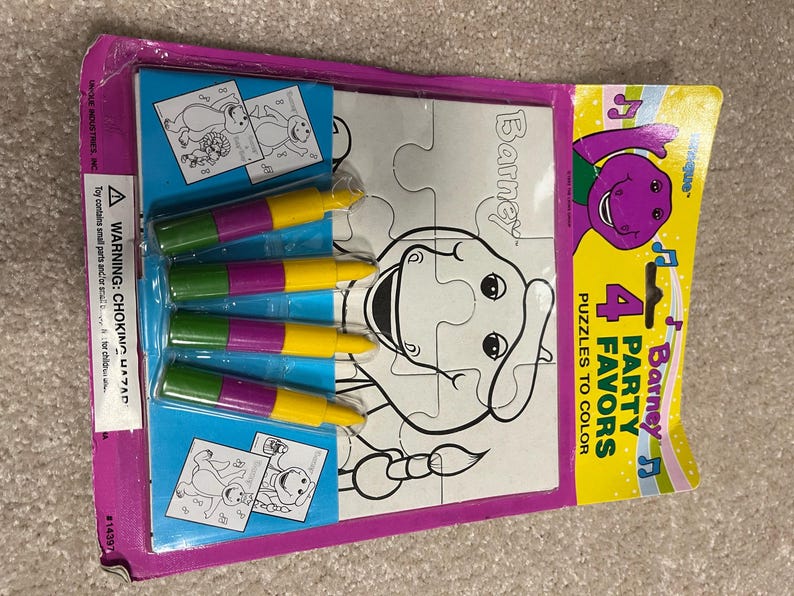 1990s Barney Birthday Party Bundle - Etsy