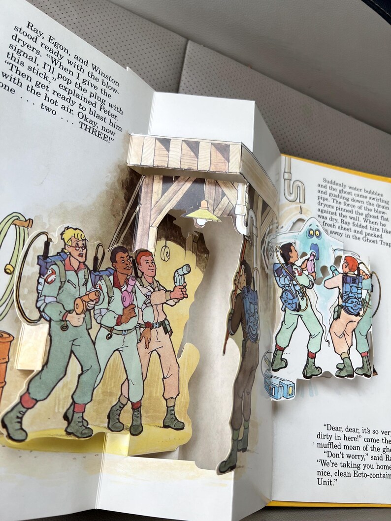 The Real Ghostbusters Pop-up Book. the Bathroom Ghost. - Etsy