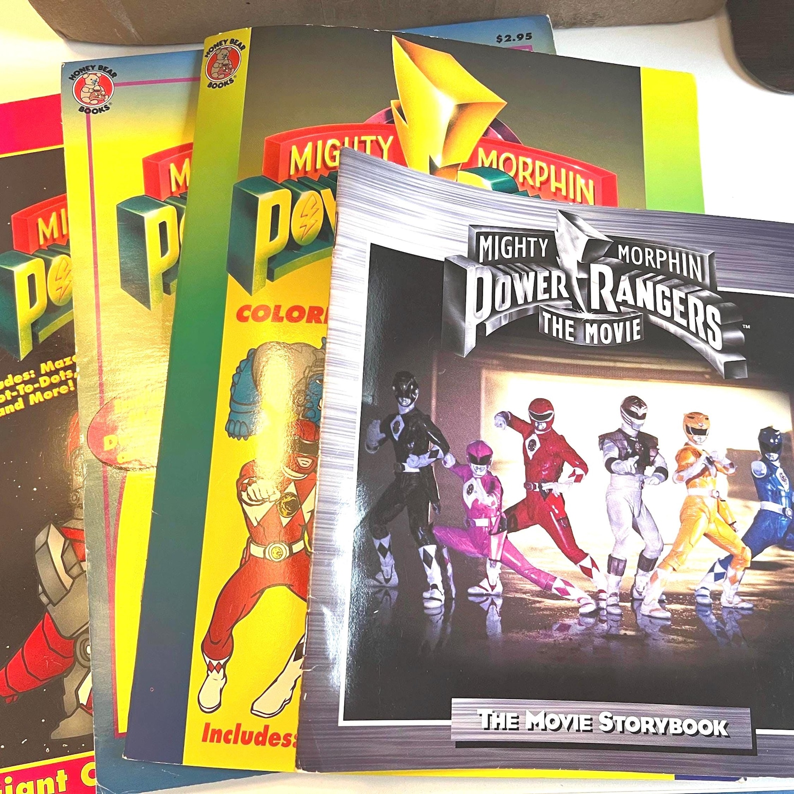 Vintage Mighty Morphin Power Rangers Bundle. Book and Coloring Activity ...
