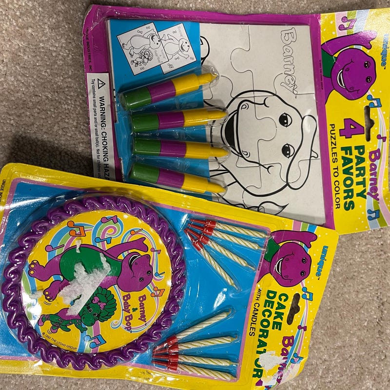 Barney Party - Etsy