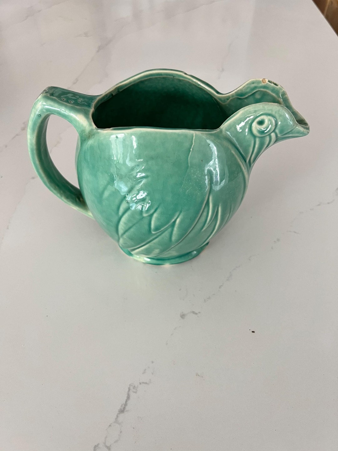 RARE 1941 Mccoy USA Pottery Bird Pitcher Mid-century - Etsy