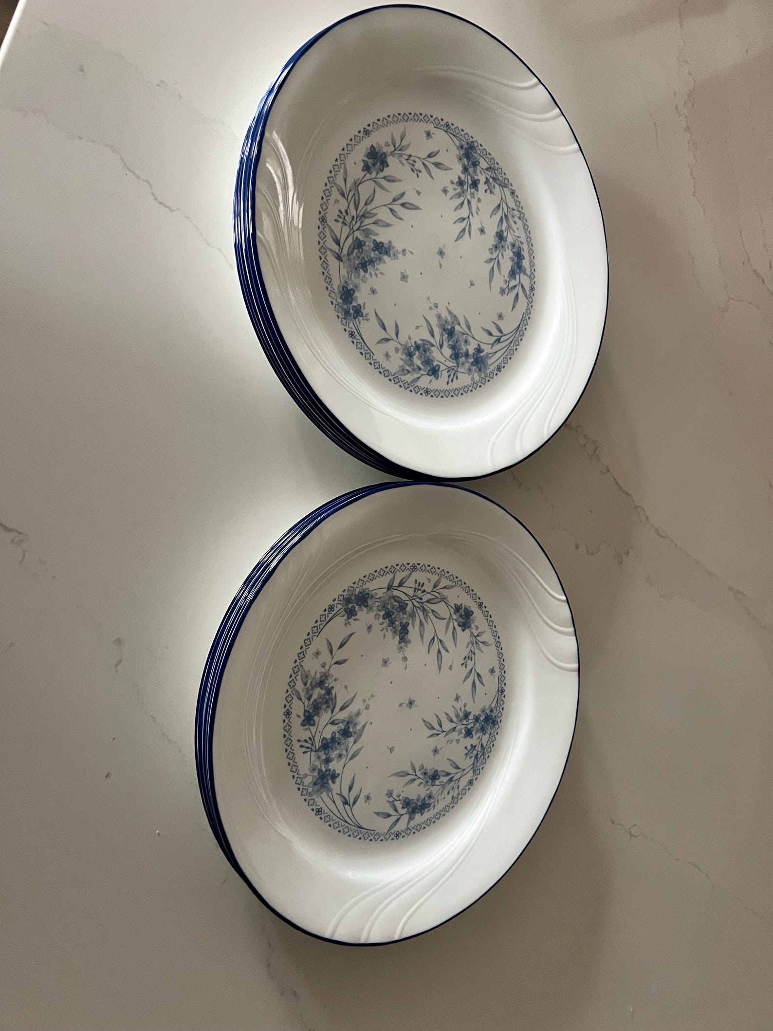 Vintage Corelle Celestial Blue Dinner Plates by Corning Set of 12 - Etsy