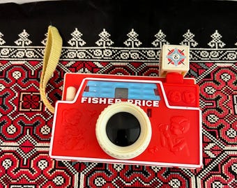 Vintage Fisher Price Camera 1960's Toy Camera Fisher Price Toys 1960s ...