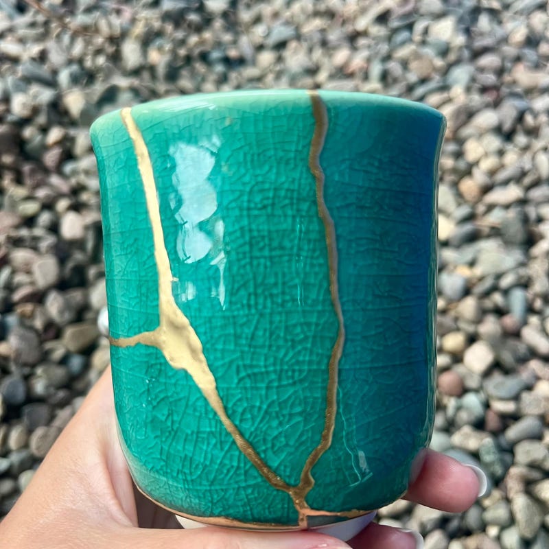 Kintsugi Cup - Etsy