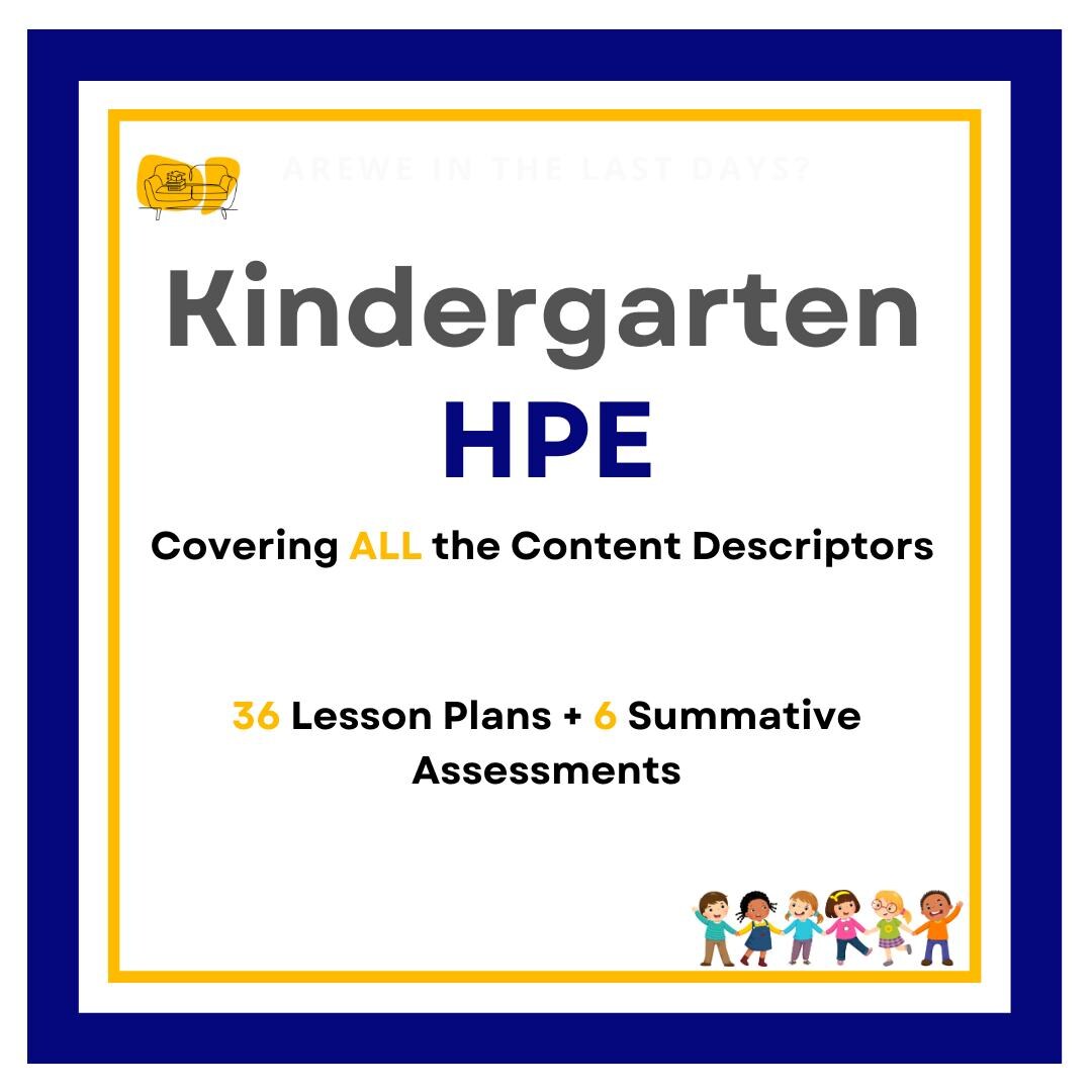 HPE Curriculum - All Units: 36 Lesson Plans + 6 Summative Assessments ...