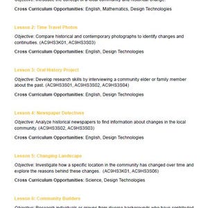 FULL HASS/ HSIE Curriculum - 31 Lesson Plans, 3 Summative Assessments ...