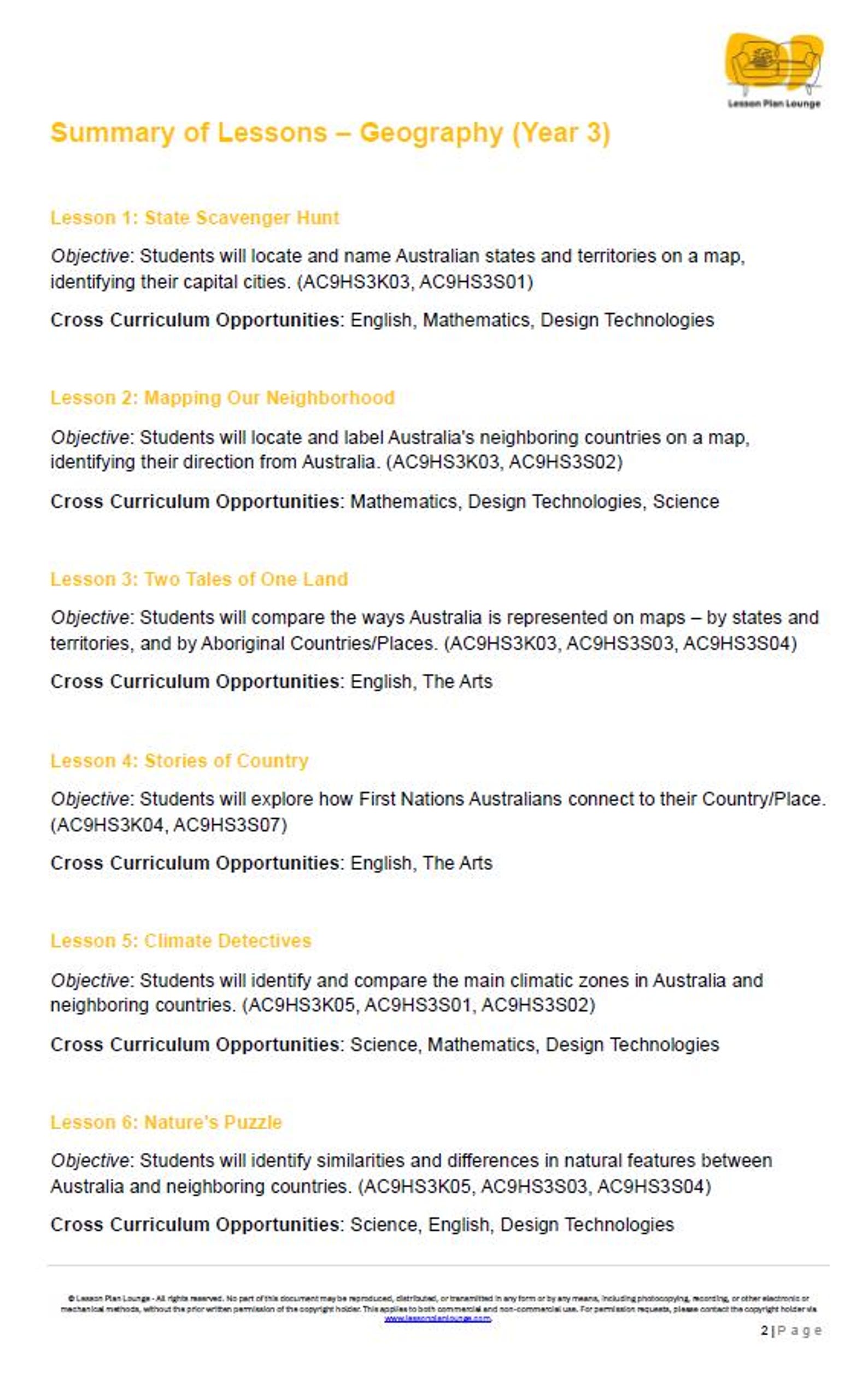 FULL HASS/ HSIE Curriculum - 31 Lesson Plans, 3 Summative Assessments ...