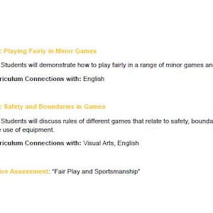 HPE Curriculum All Units: 36 Lesson Plans 6 Summative Assessments ...