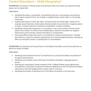 HASS - Geography: 16 Lesson Plans + 2 Summative Assessments ...