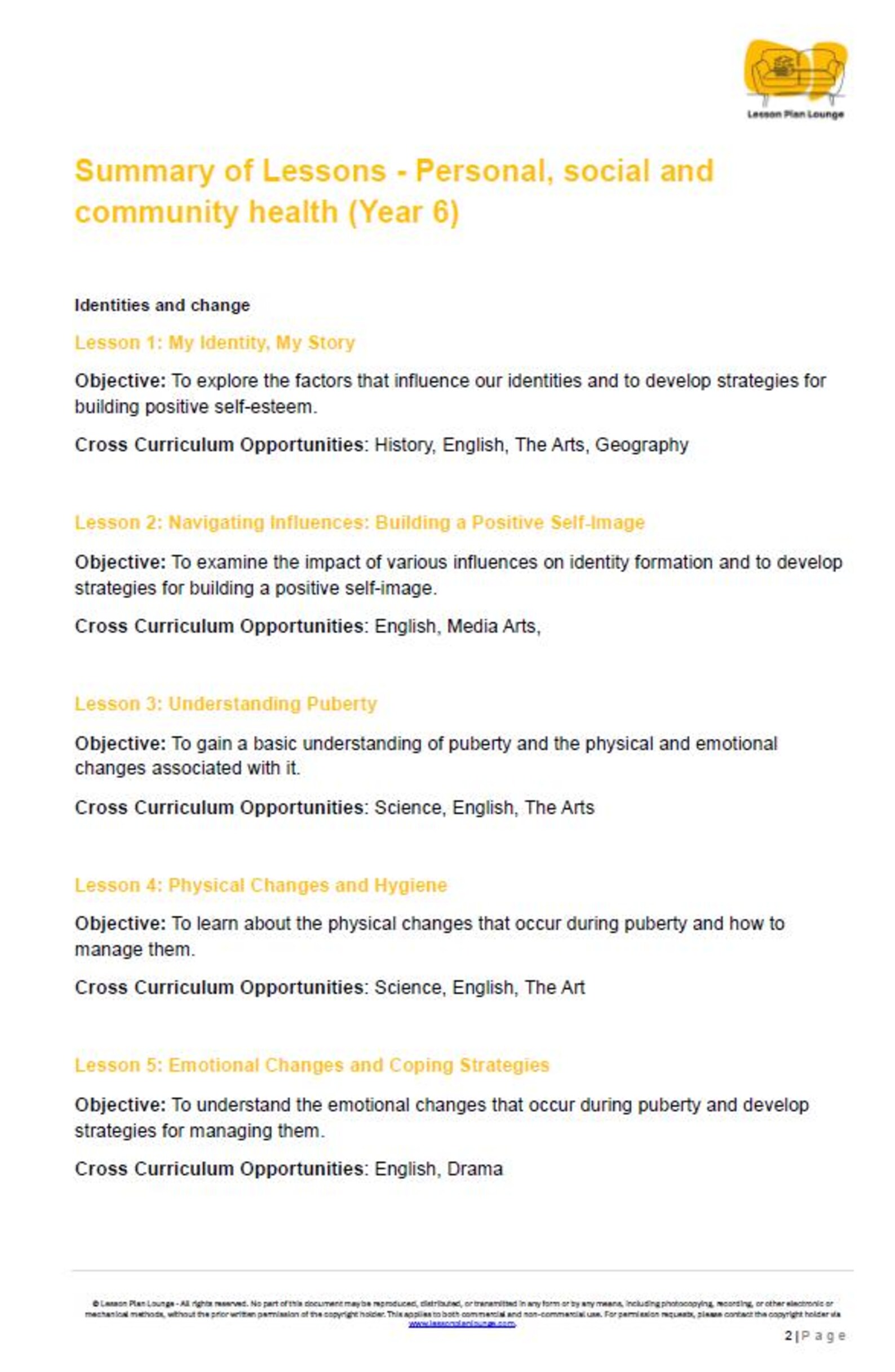 FULL HPE Curriculum: 55 Lesson Plans + 3 Summative Assessment Tasks ...