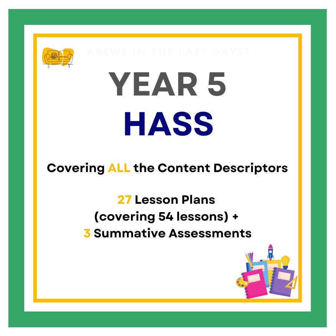 FULL HASS Curriculum: 27 Lesson Plans (covering 54 Lessons) + 3 ...