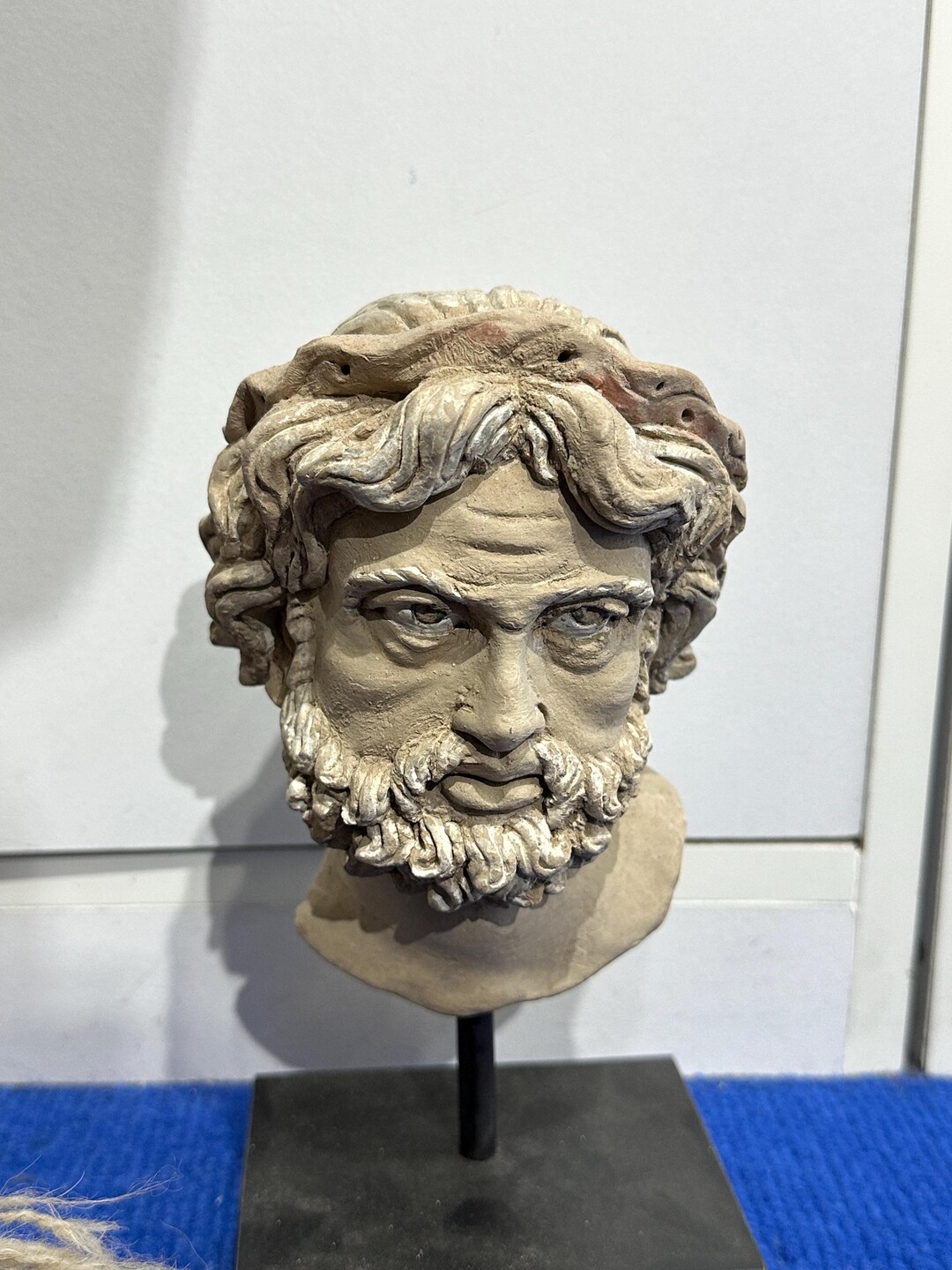 Ancient Greek Terracotta Clay Head Sculpture 200 BC Century Asia - Etsy