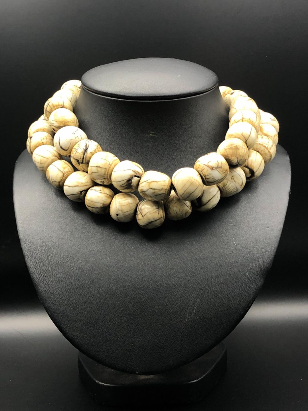 Shell or Conch Bead From the Himalayan Mountains in Nepal, Hand ...