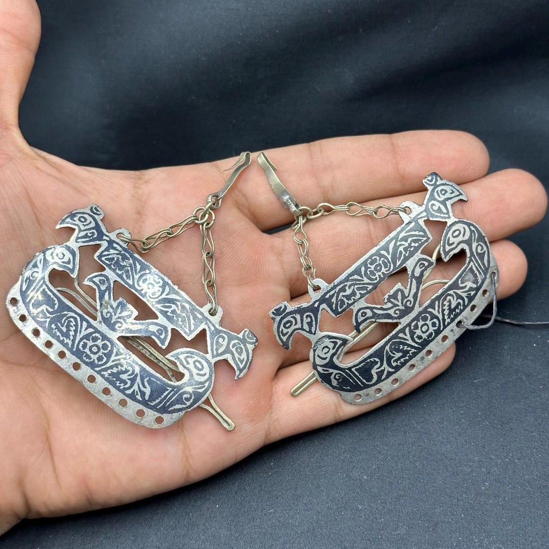 Tribal Afghan Hair Adornment, Hazara Jewelry - Etsy