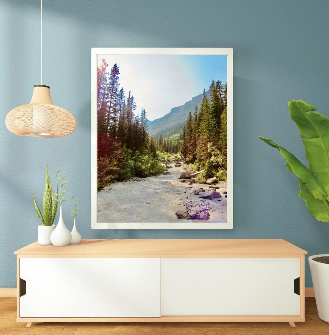 Stunning Banff National Park Mountain Photography –neutral Home Decor ...