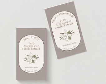 Handmade Vanilla Label - Etsy