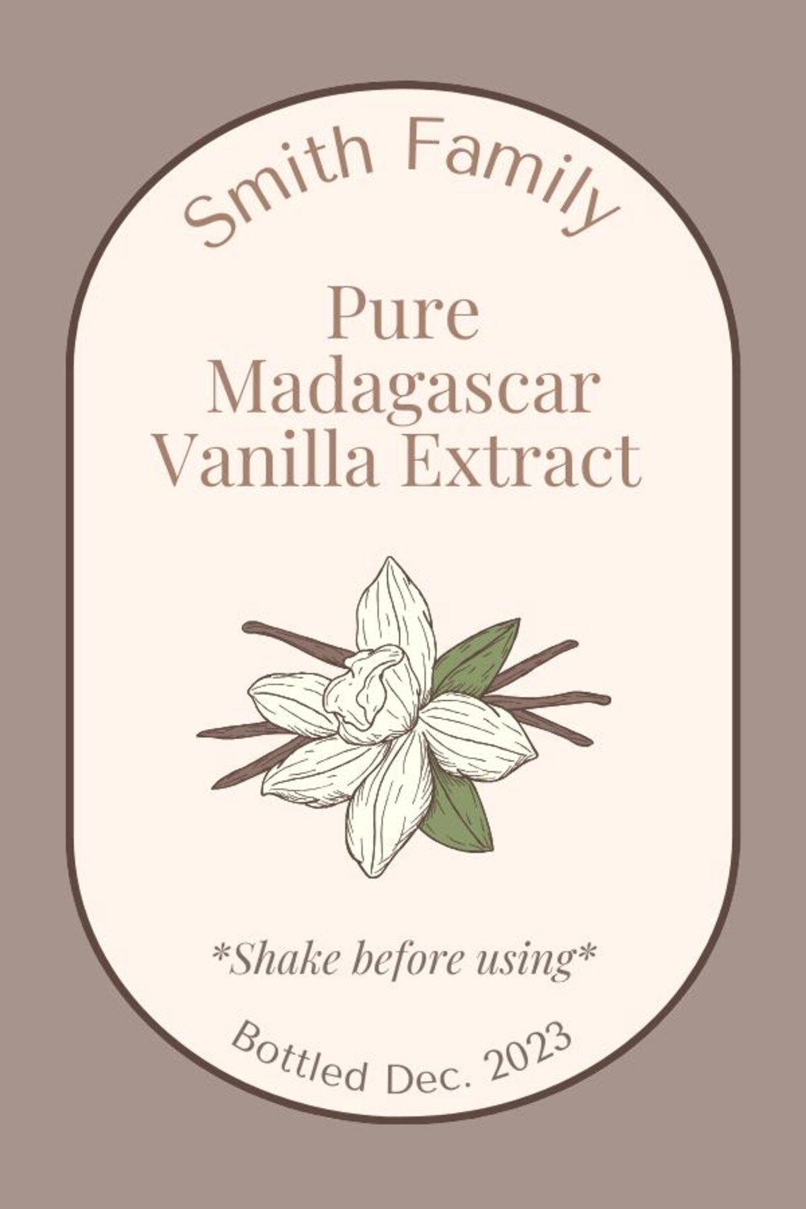 Handmade Vanilla Label - Etsy