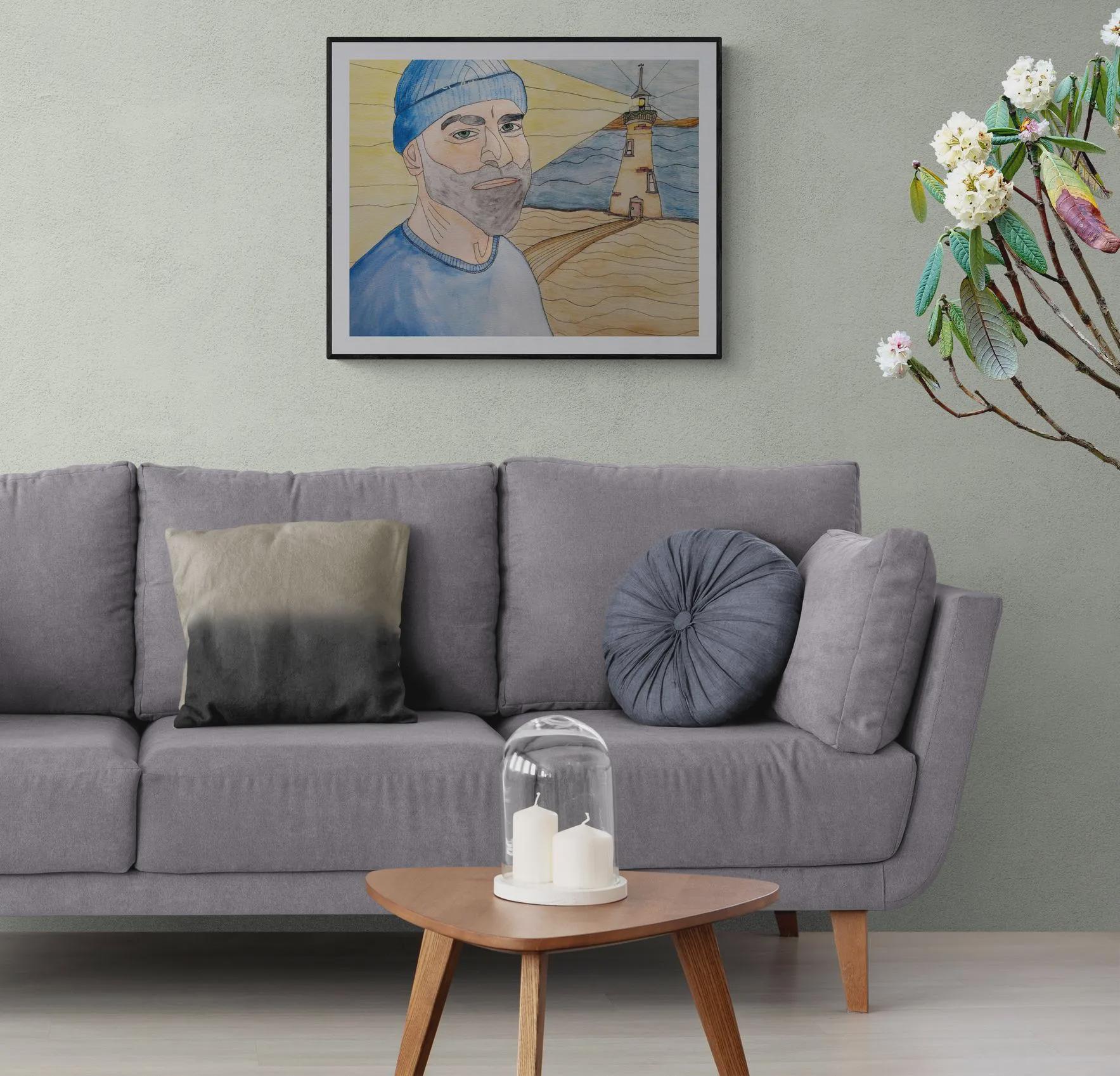 3 Digital Files Instant Download - Sailor Joe - Watercolor, Painting ...