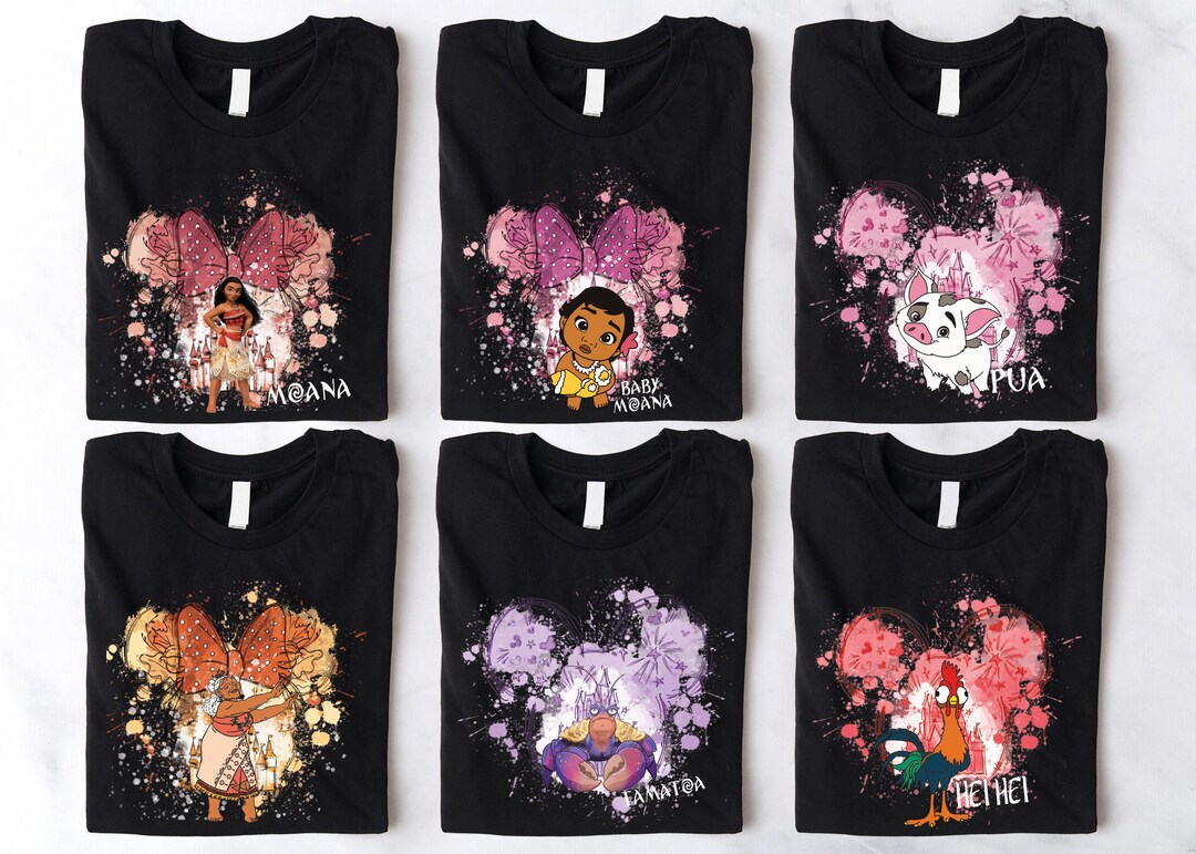 Disney Princess Moana Maui Shirt, Hei Hei Shirt, Disneyland Besties ...