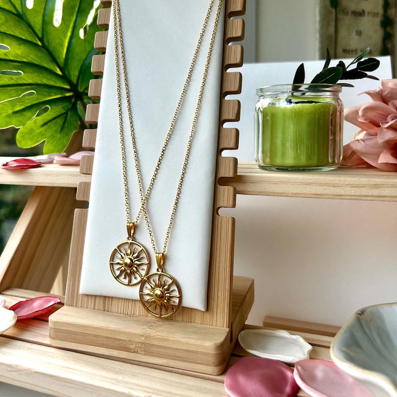 Sun Necklace - Etsy