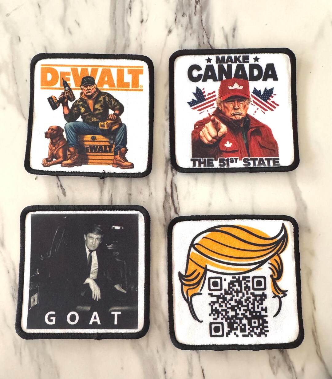 Trump | Iron on Patches | MAGA | Sublimation Patch | Hats | Jackets ...