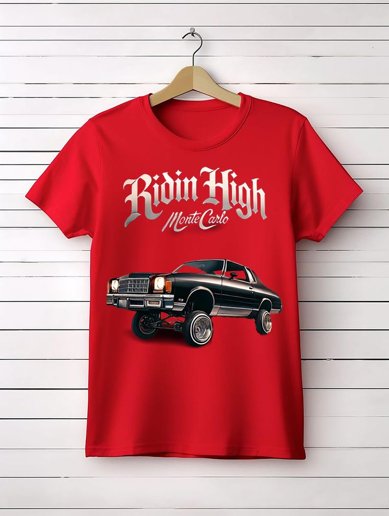 Lowrider, Monte Carlo, Car Club, Black Car, Riding High - Etsy