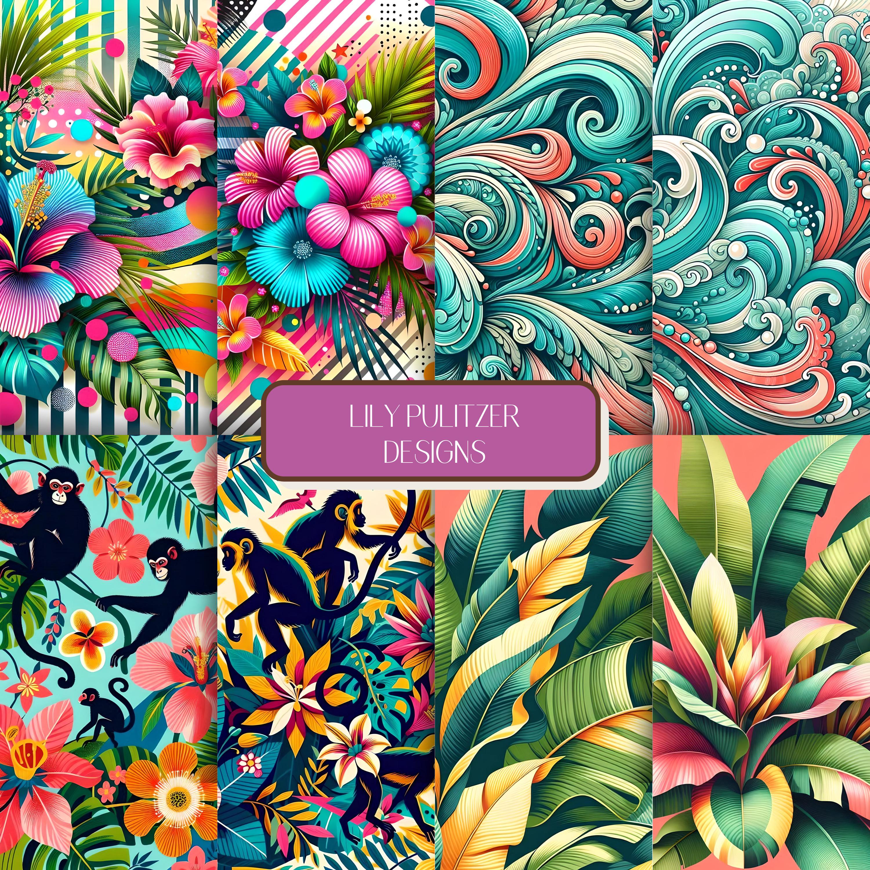 Nautical Lilly Pulitzer Patterns Wallpaper