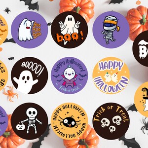 Halloween Sticker Pack Printable Stickers Digital Download Spooky Fun ...
