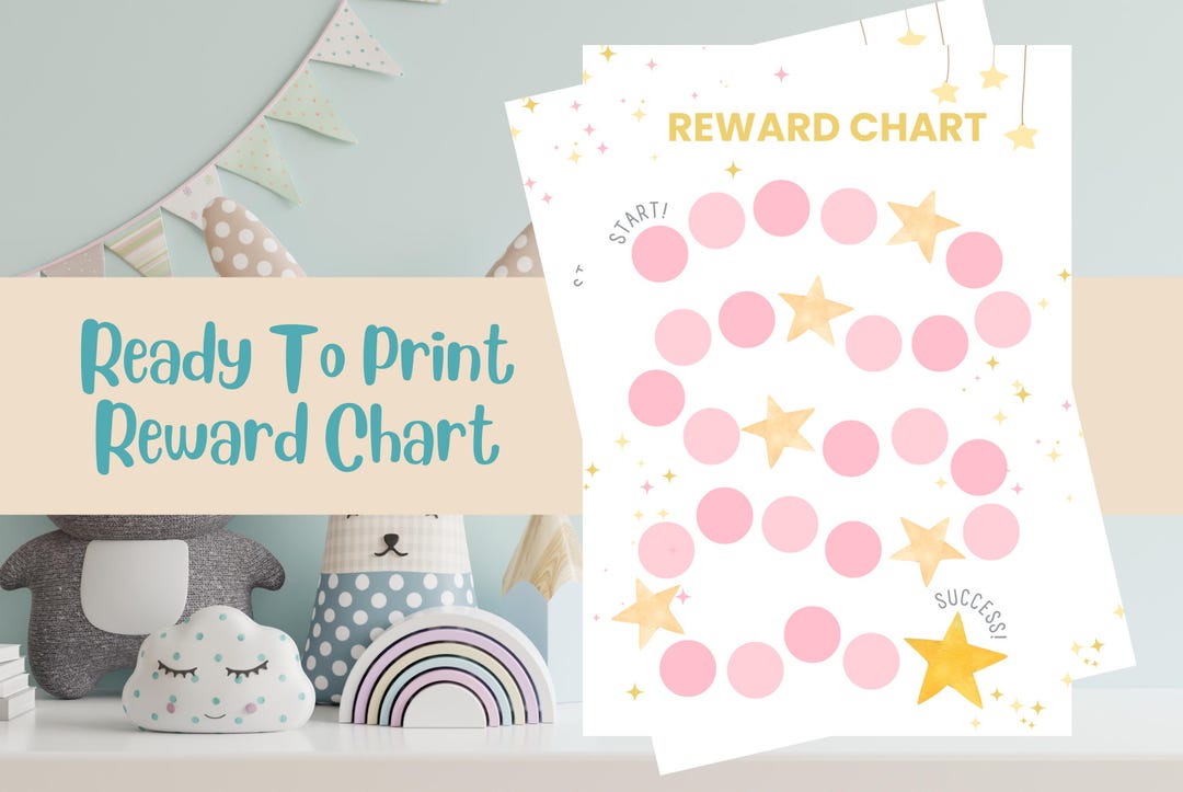 Kids Reward Chart Printable Behavior Tracker Daily Routine Chart for ...