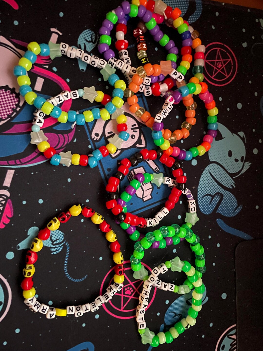 Random Cursed Kandi for Raves and Trading - Etsy