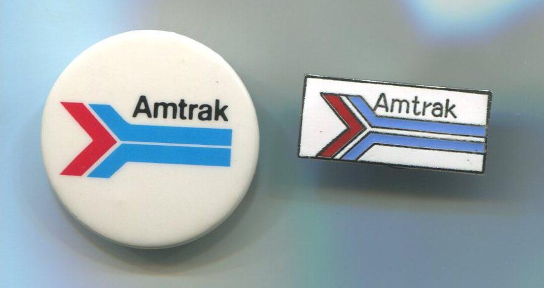 Vintage Amtrak Phase I Lapel Pin & Button - Etsy