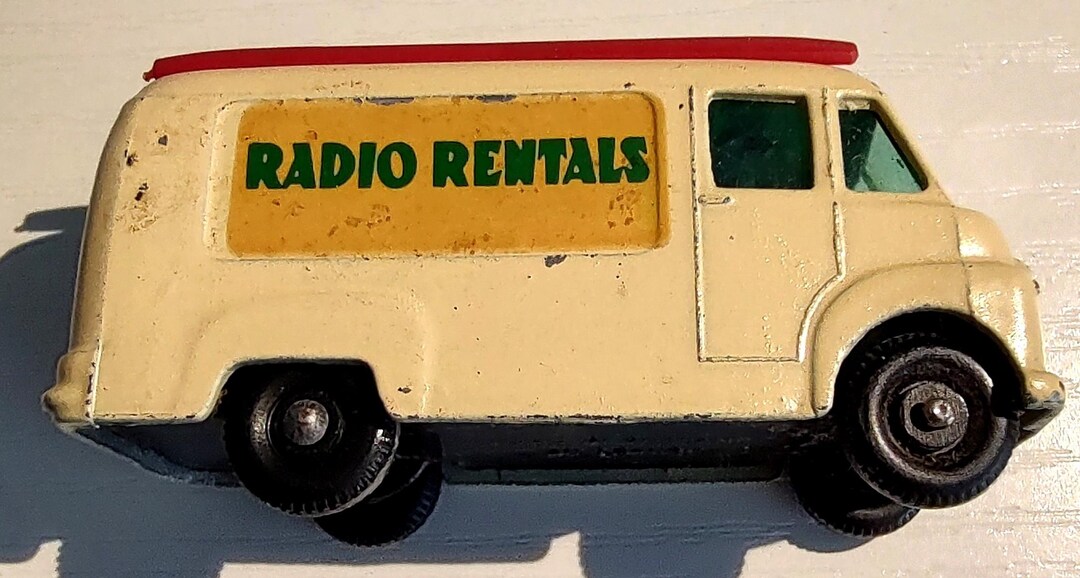 Vintage Used 1960s Matchbox Lensey TV Service Van - Radio Rentals No ...