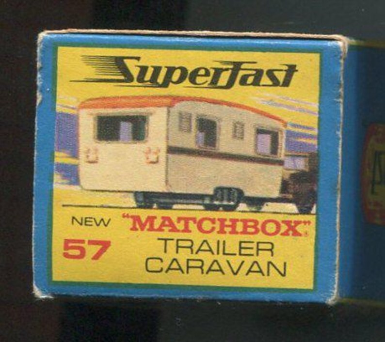 1970 Matchbox Superfast Lesney Trailer Caravan Boxed - Etsy