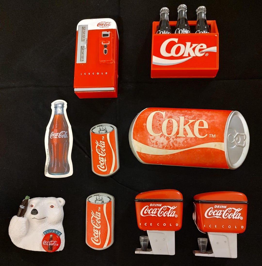Coca-cola Vintage 1990s Refrigerator Magnets - Etsy