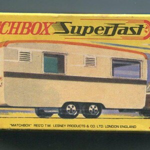 1970 Matchbox Superfast Lesney Trailer Caravan Boxed - Etsy