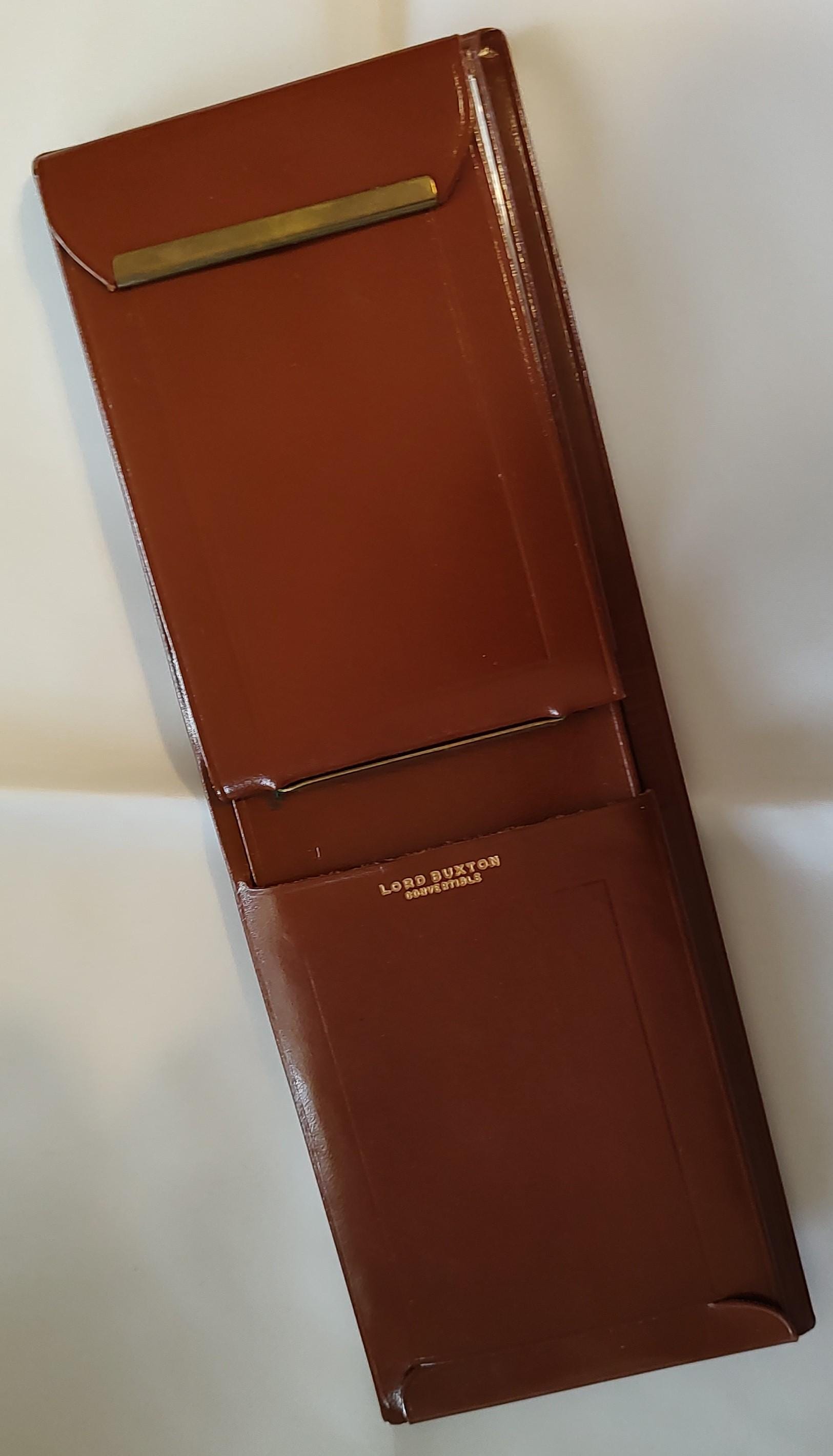 NEW Vintage 1960 Lord Buxton Convertible UNUSED Leather Wallet in ...