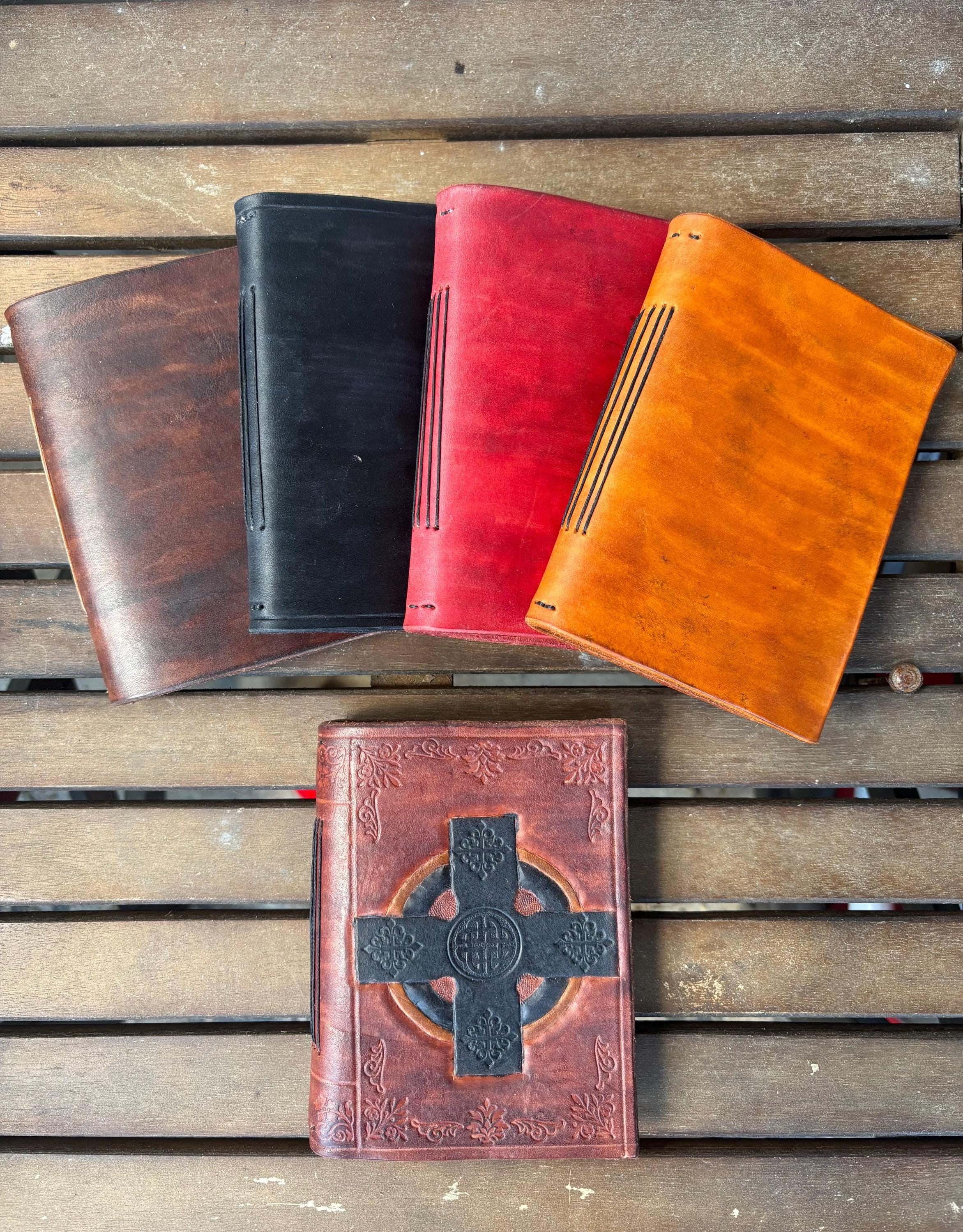 Handmade Leather Pocket Journal - Etsy
