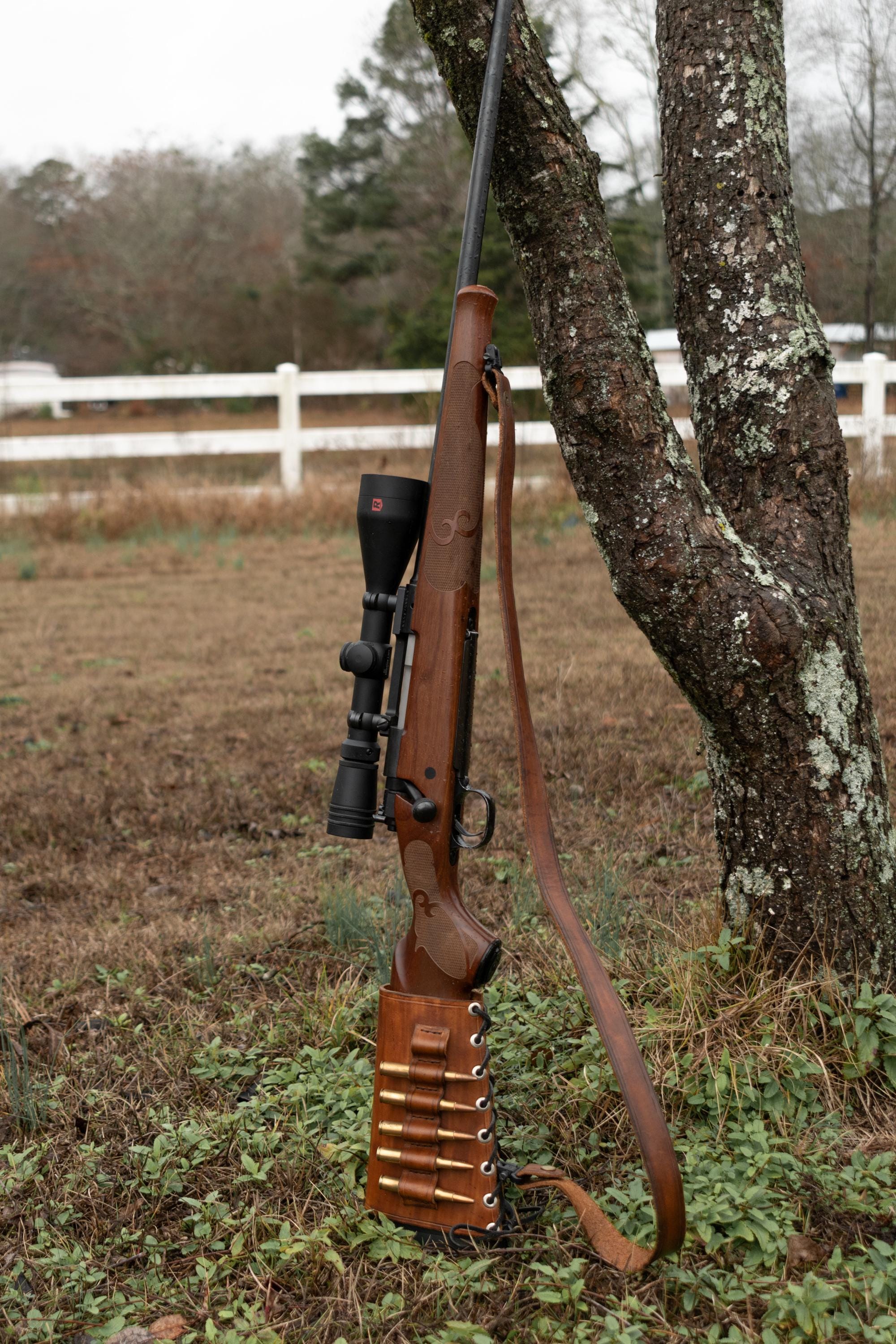 Leather Hunting Rifle Sling - Etsy