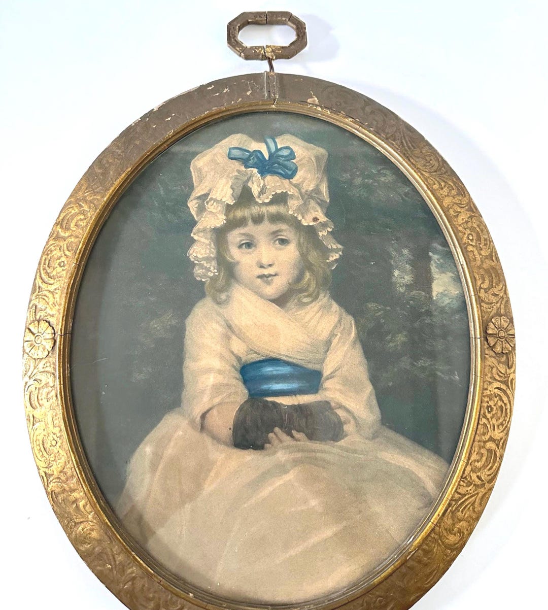 Vintage Print and Frame of the Beloved Penelope Boothby - Etsy