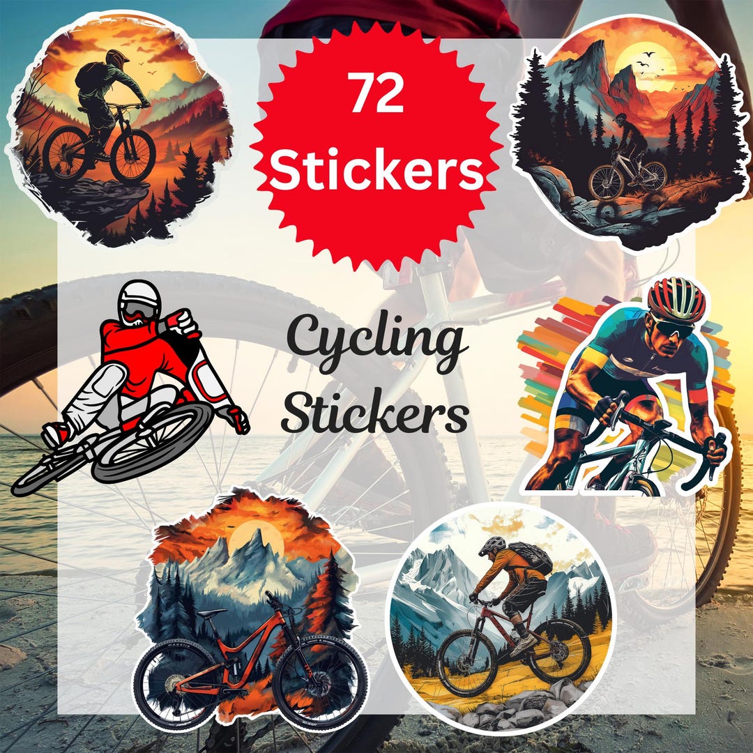 Cycling Sticker, Bike Helmet , Road Bike Decal, Bike Name, Mtb Sticker ...