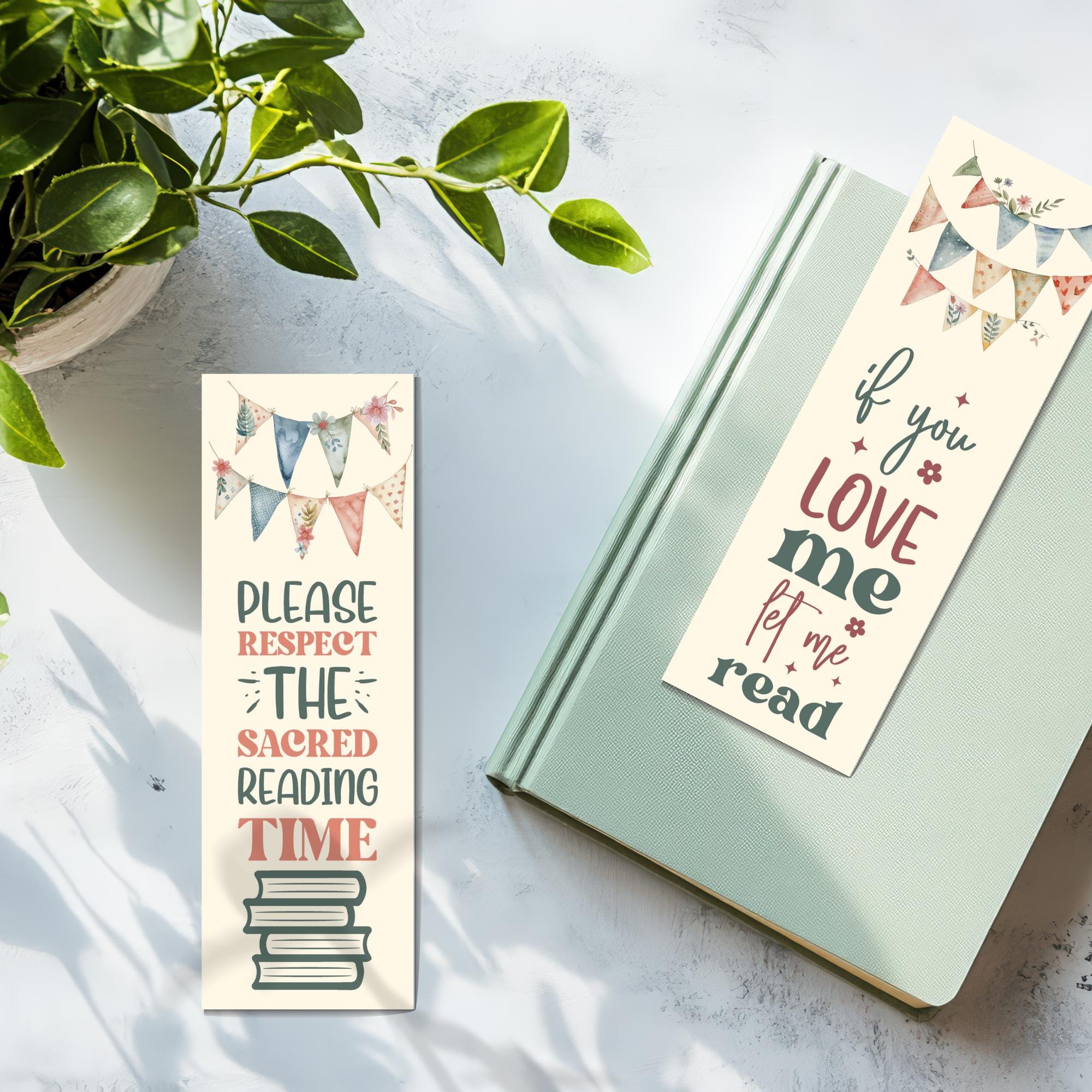 Rainbow Boho Bookmarks Printable DIY Book Lover Gift (PDF and PNG ...