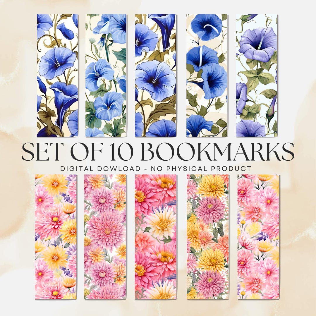 September Flowers of the Month - Aster and Morning Glory, PDF and PNG ...