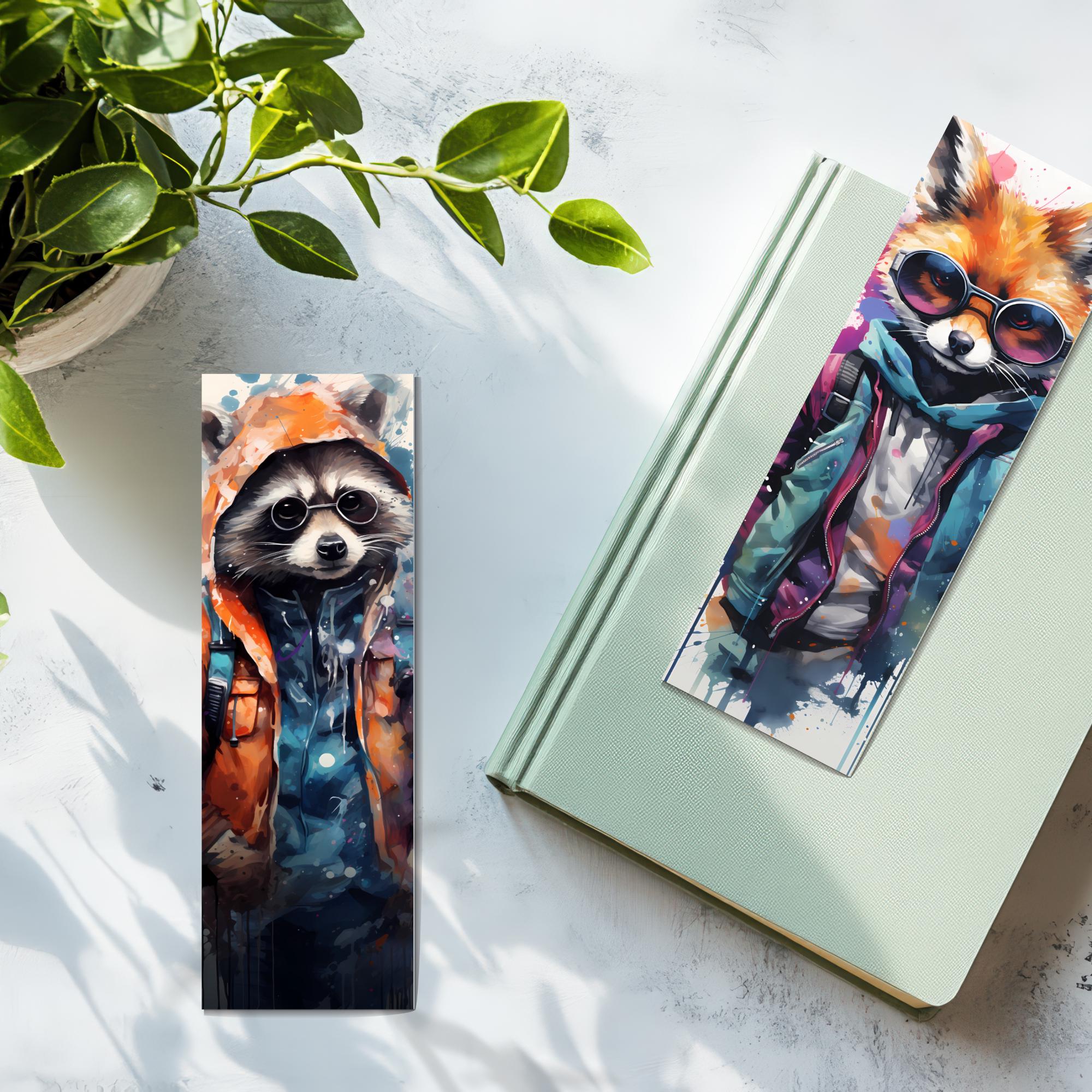 City Animals Bookmarks: Printable DIY Gift (PDF and PNG Download) - Etsy