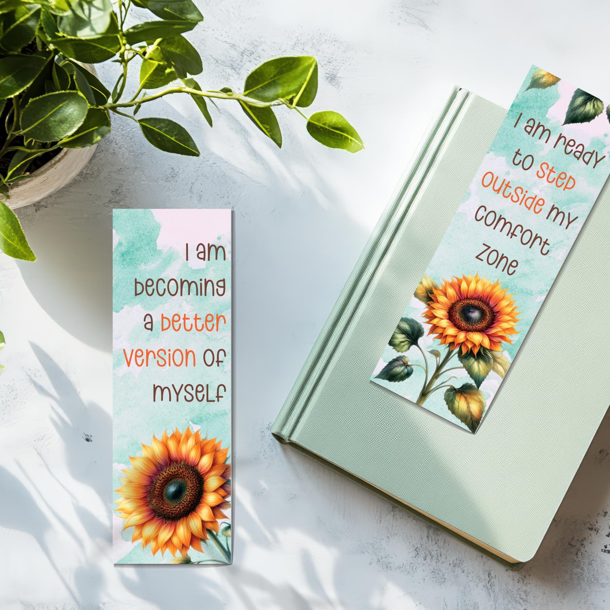 Affirmation Bookmarks: Printable DIY Gift for Book Lovers (PDF Download ...