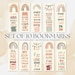 Rainbow Boho Bookmarks Printable DIY Book Lover Gift (PDF and PNG ...