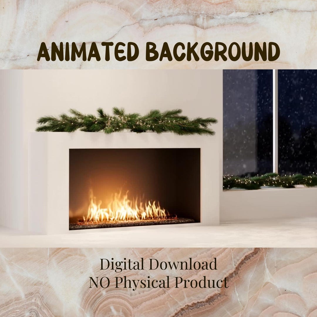 4K Animated Background, Minimalist Christmas V2, Seamless 10 Second MP4 ...