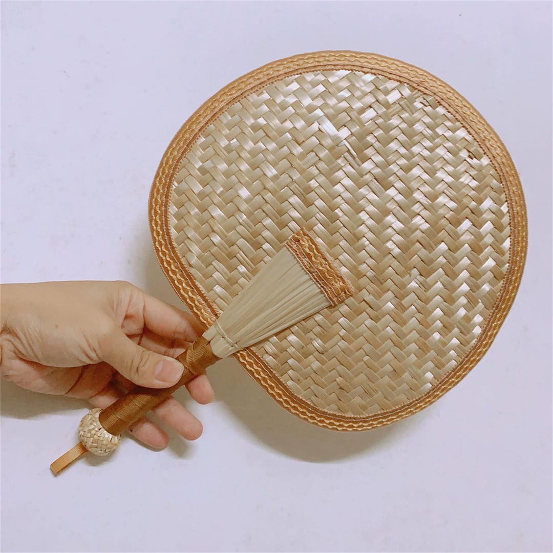Handmade Straw Handheld Fan, Cute Fan, Woven Fan, Handmade Straw. - Etsy