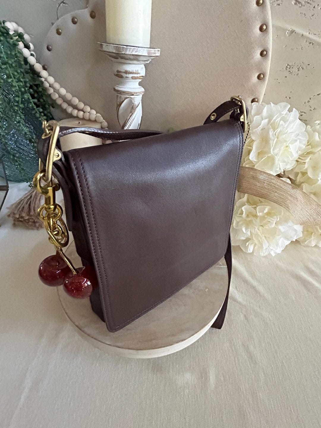 Coach Vintage Brown Legacy Slim Flap Leather Crossbody Bag 9821 - Etsy