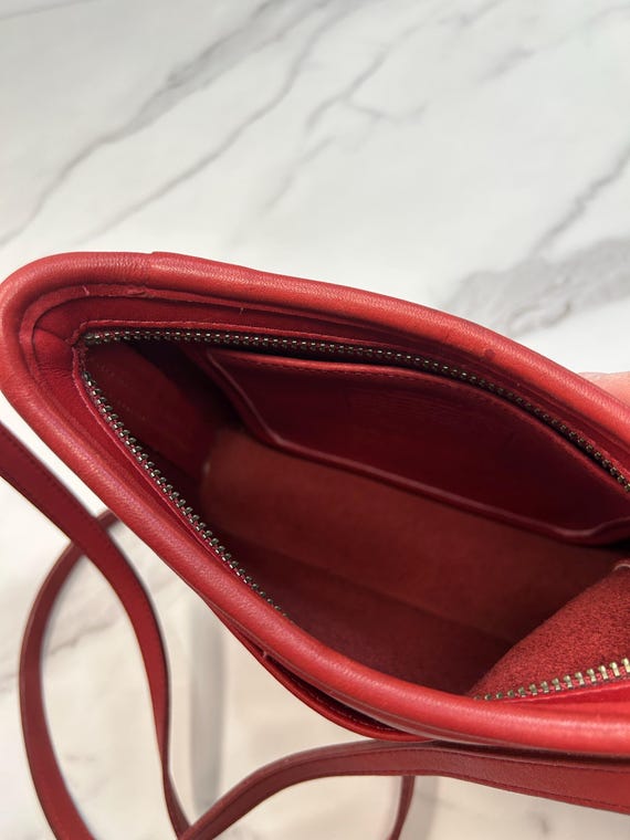 Vintage Coach Red Mambo Crossbody Bag 9062 - Gem